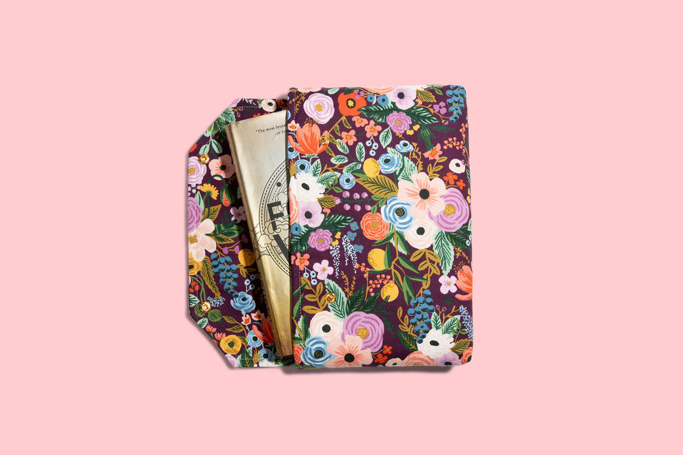 Rifle Paper Company Garden Party Fabric E-Reader and Book Sleeve - Pur ...